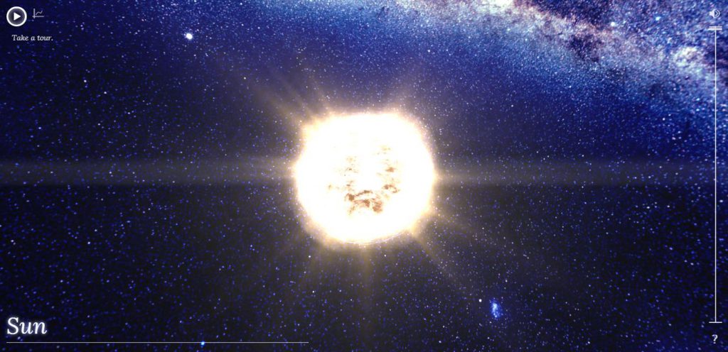 Projeto 100,000 Stars Google Chrome Experiments - Bons Tutoriais