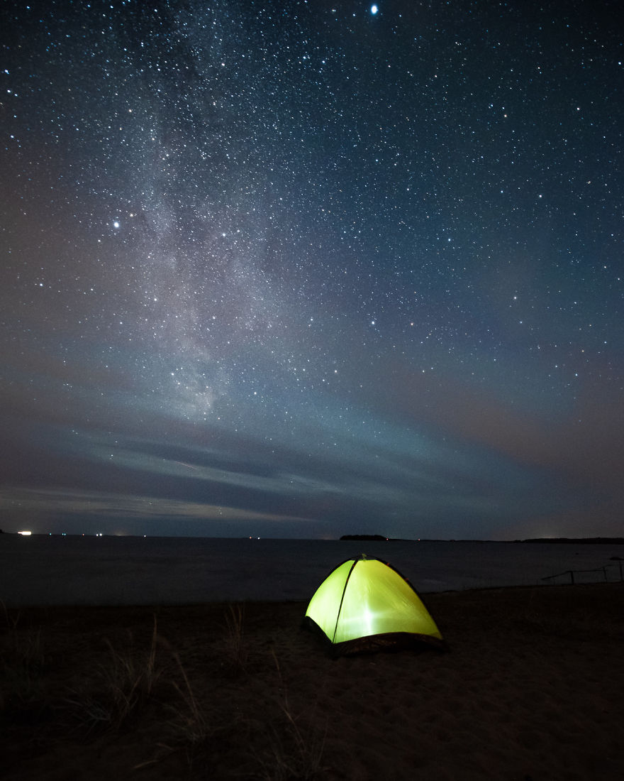Fotografias incríveis do céu, estrelas e via láctea visto da Finlândia ...