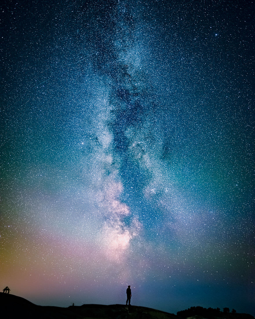 Fotografias incríveis do céu, estrelas e via láctea visto da Finlândia ...