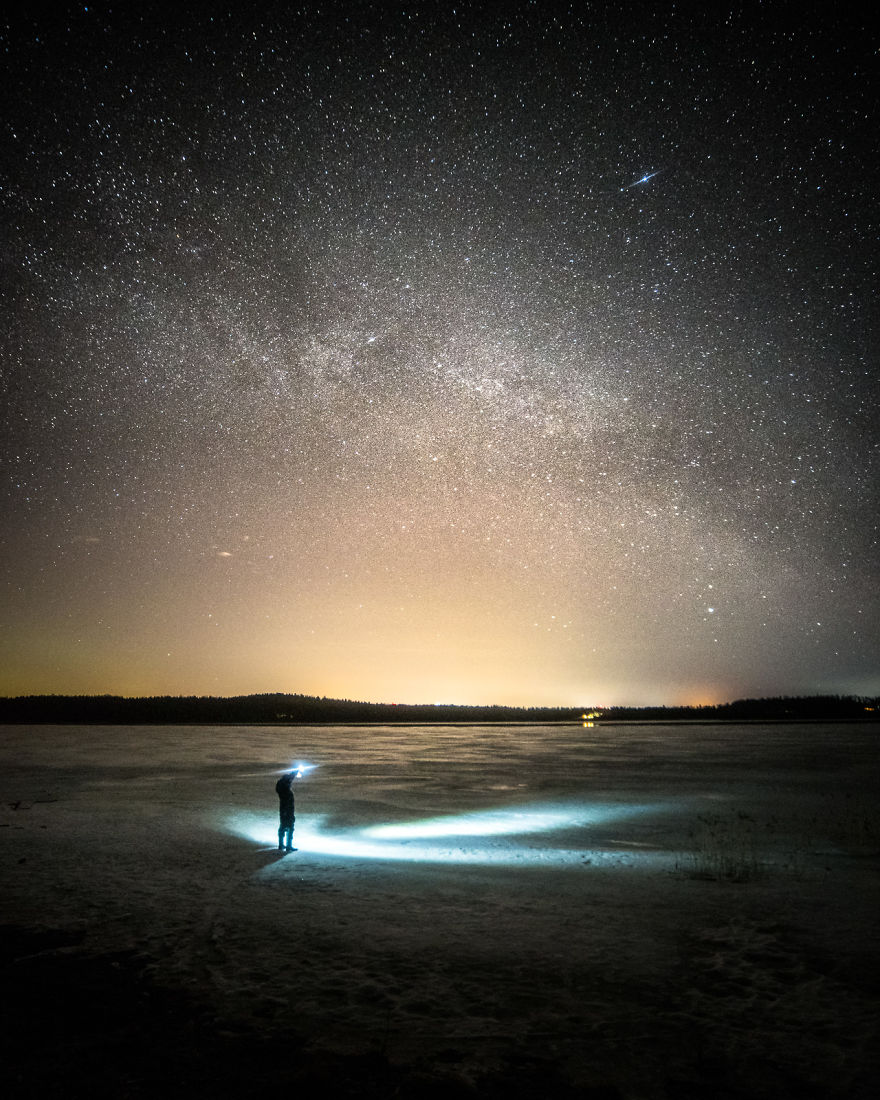 Fotografias incríveis do céu, estrelas e via láctea visto da Finlândia ...